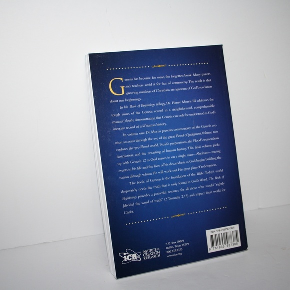 Henry M. Morris III | Accents | Nwt The Book Of Beginnings Morris ...